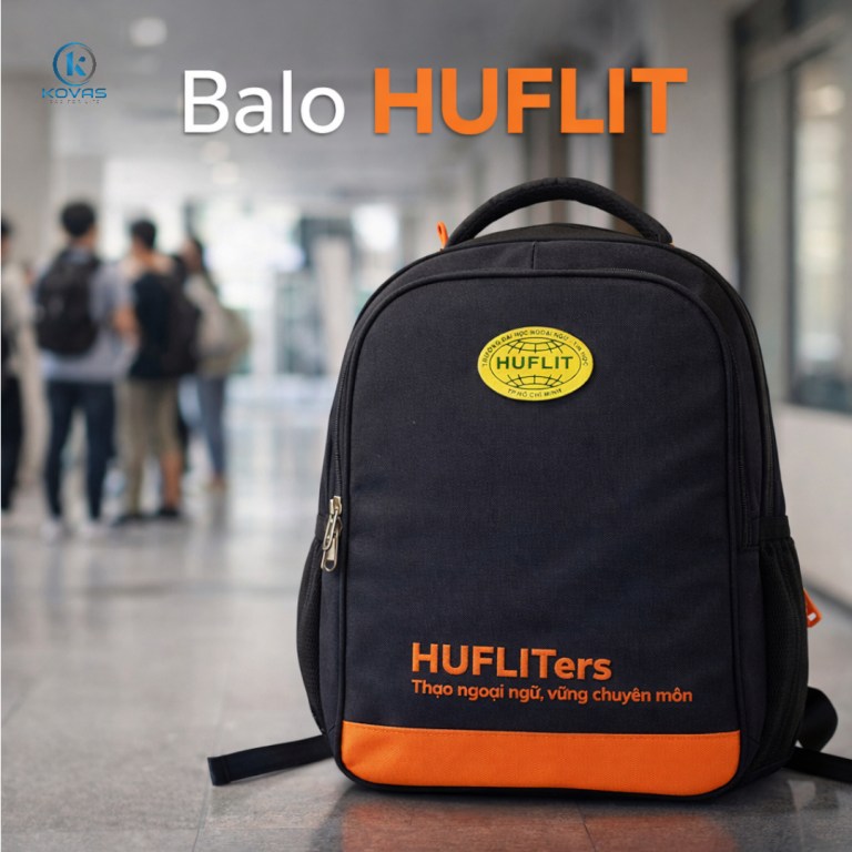 Thiết Kế Balo Đại Học Huflit Cần Lưu Ý Những Gì ?| 1-KOVAS